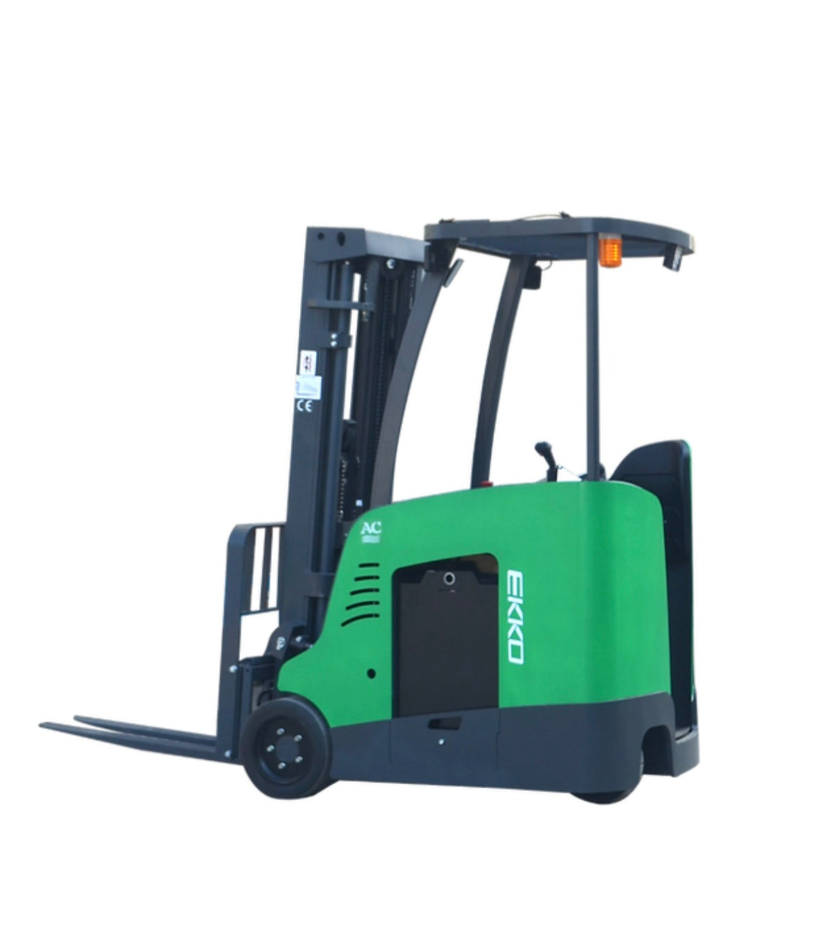 Stand-up Rider Forklift 216" Lift 4000 lbs | Ekko EK18RFLi — Capital ...