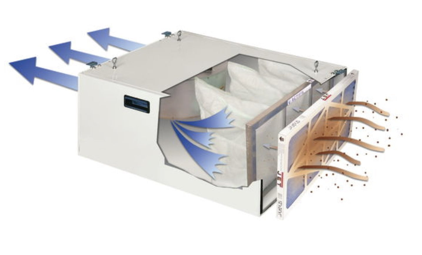 AFS-1000C, 1000 CFM Air Filtration System, 3-Speed, with Remote Contro ...