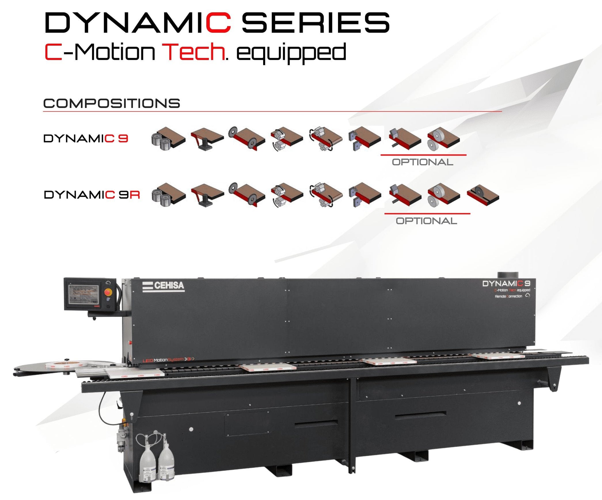 Edgebander with C-Motion Technology DYNAMIC 9 C-MOTION | DYNAMIC Serie — Capital Woods Machinery
