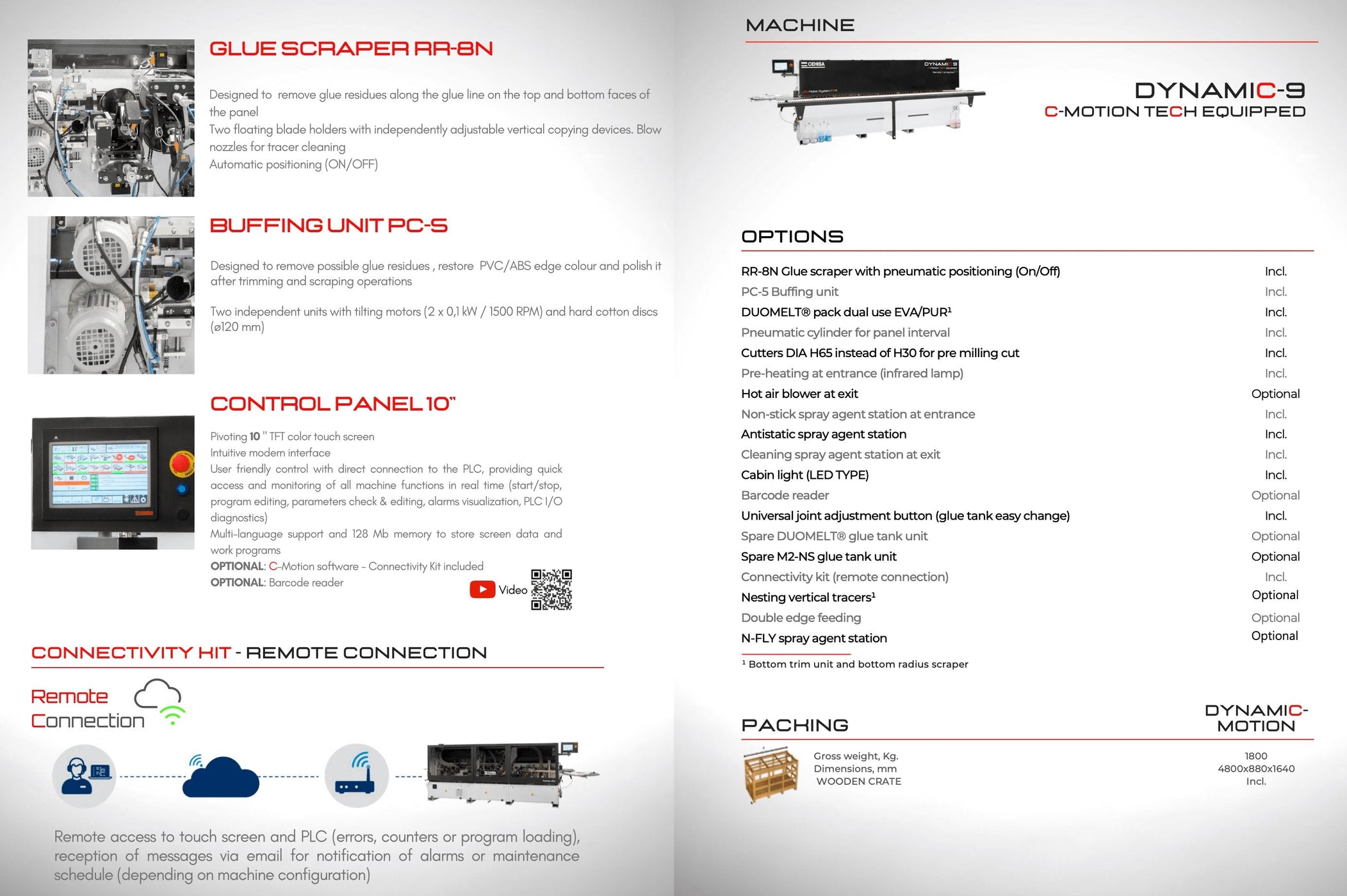 Edgebander with C-Motion Technology DYNAMIC 9 C-MOTION | DYNAMIC Serie — Capital Woods Machinery