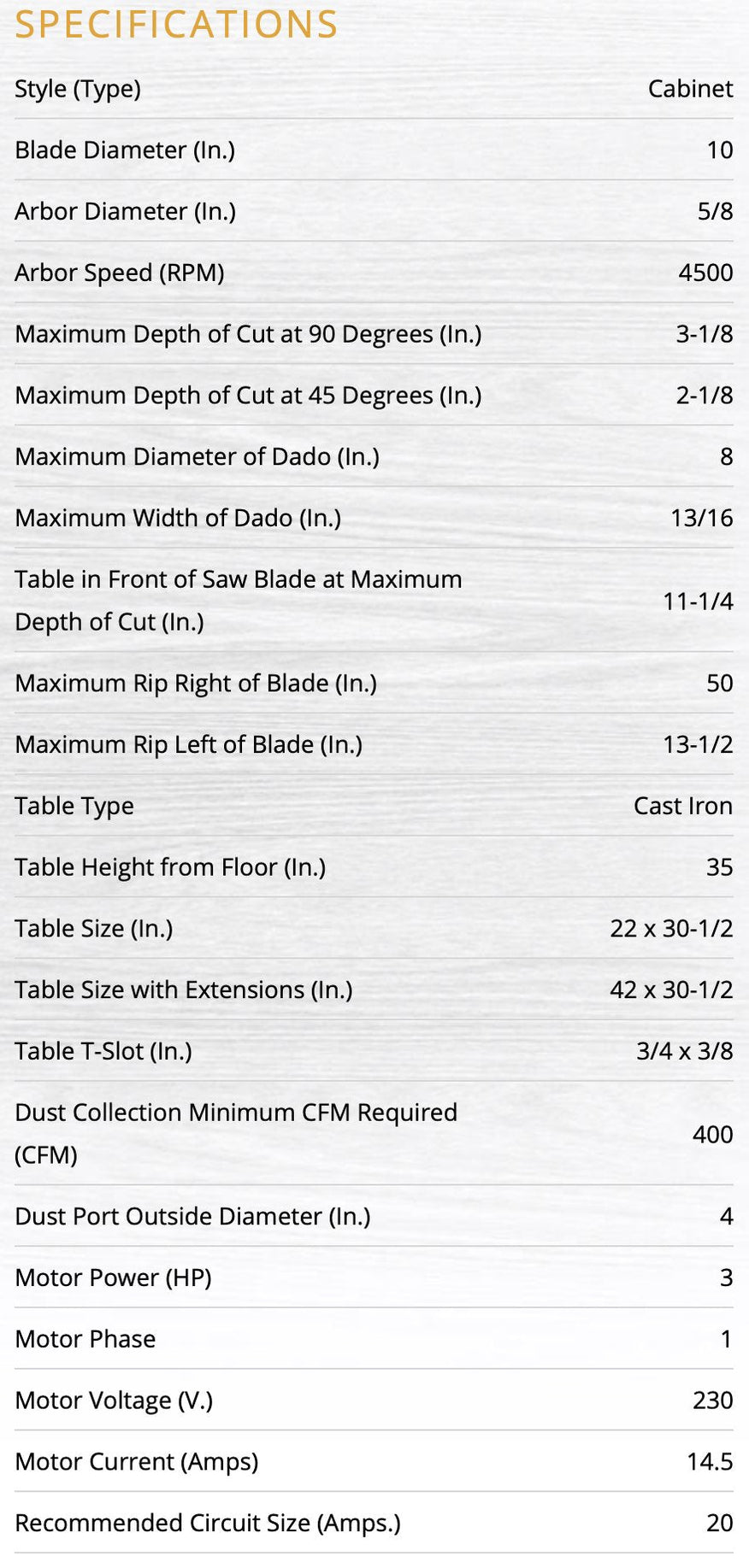 Products — Capital Woods Machinery
