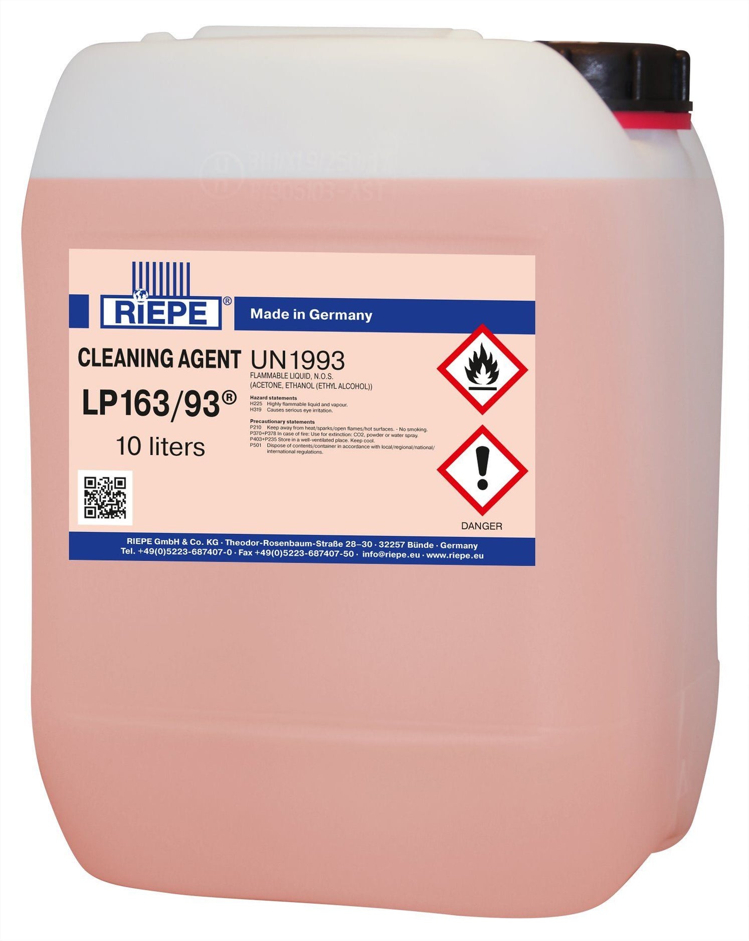RIEPE® Cleaning Agent LP163/93® — Capital Woods Machinery