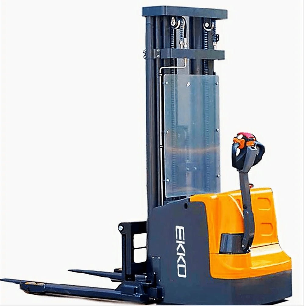 Straddle Stacker 4000 lb Cap., 138" Height | EKKO EB18E Full Powered ...